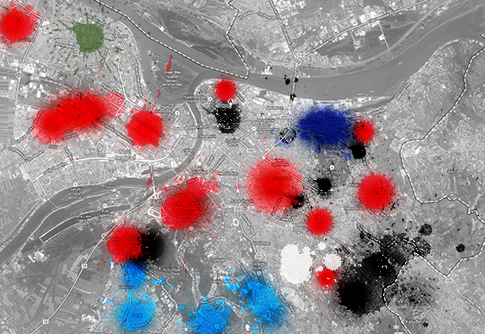 Navijacka mapa Beograda | Balkanski Navijaci